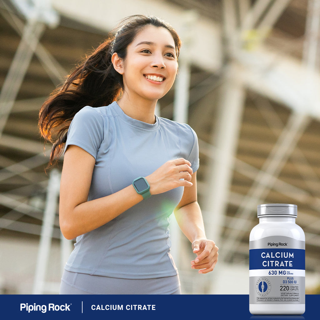 Calcium Citrate 630 mg (per serving) Plus D3 500 IU, 220 Coated Caplet