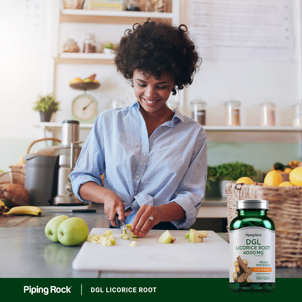 DGL Licorice Root Chewable Mega Potency (Deglycyrrhizinated), 4000 mg