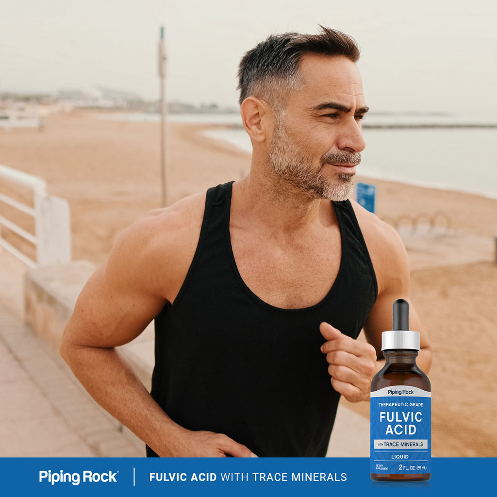 Fulvic Acid with Trace Minerals, 2 fl oz (59 mL) Dropper Bottle