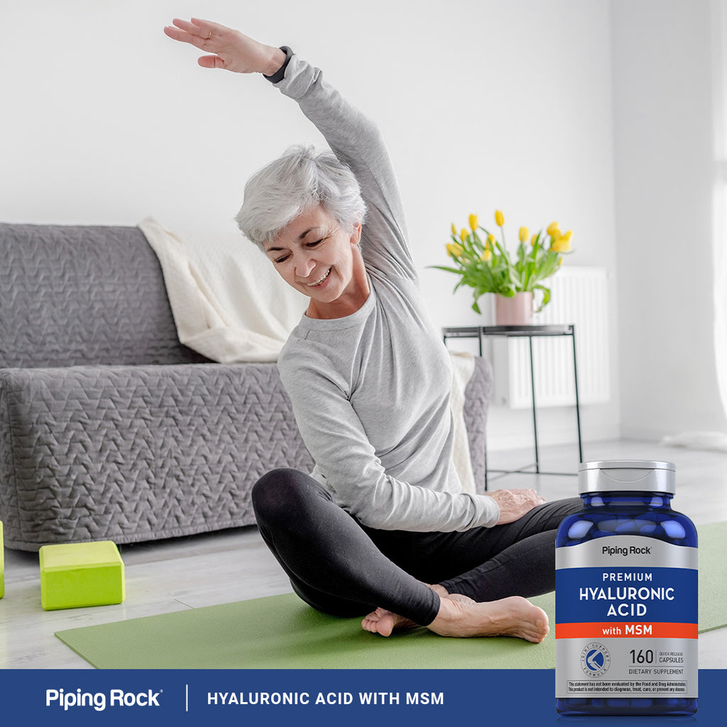 Hyaluronic Acid with MSM, 160 Quick Release Capsules