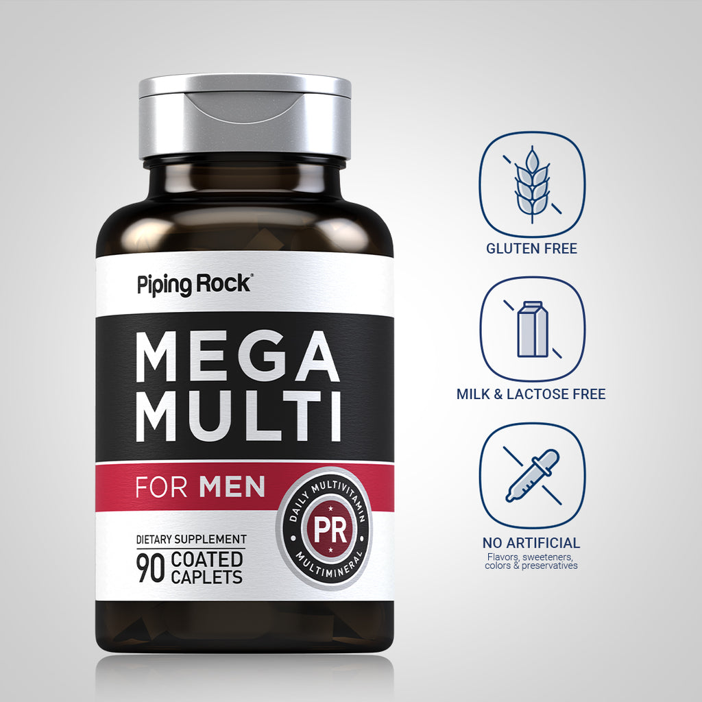 Mega Multiple for Men, 90 Coated Caplets