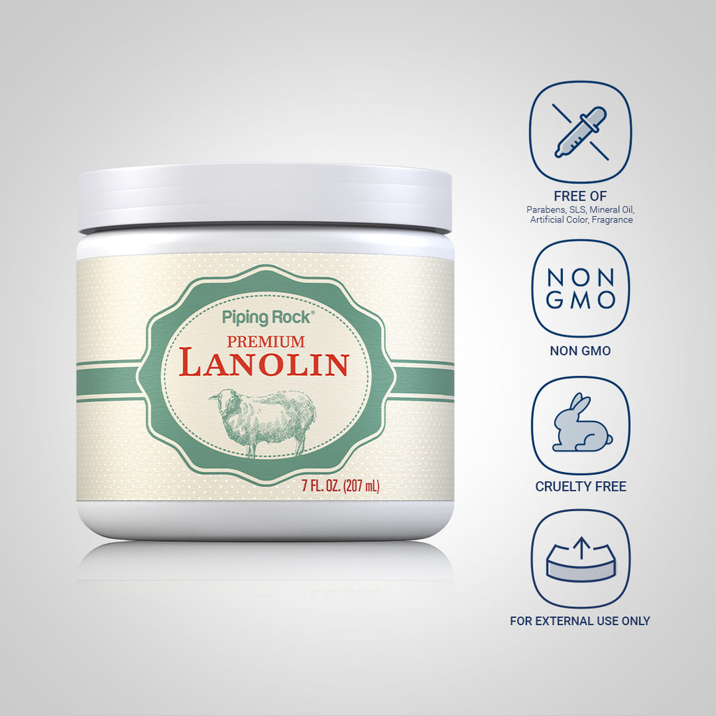 Pure Lanolin Cream, 7 fl oz (207 mL) Jar