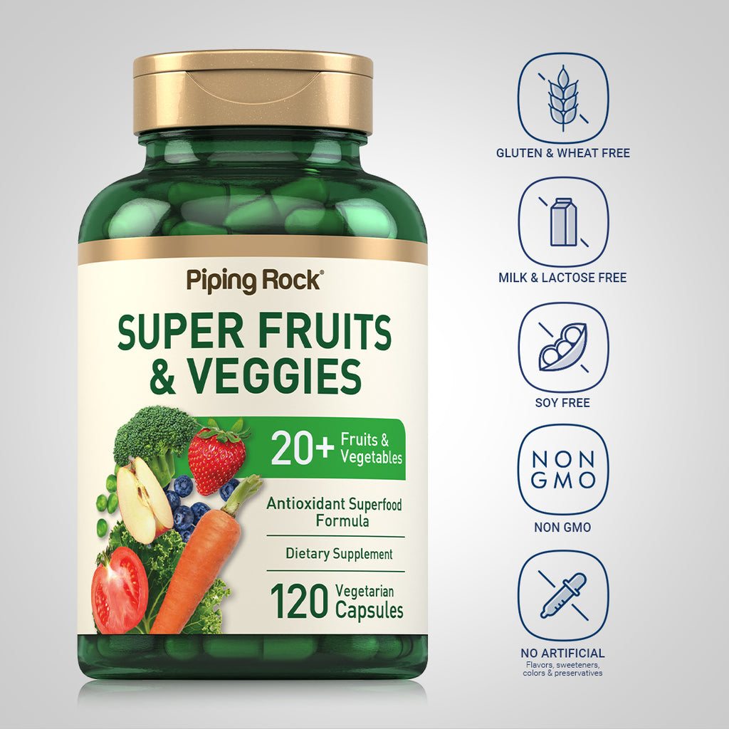 Super Fruits and Veggies, 120 Vegetarian Capsules