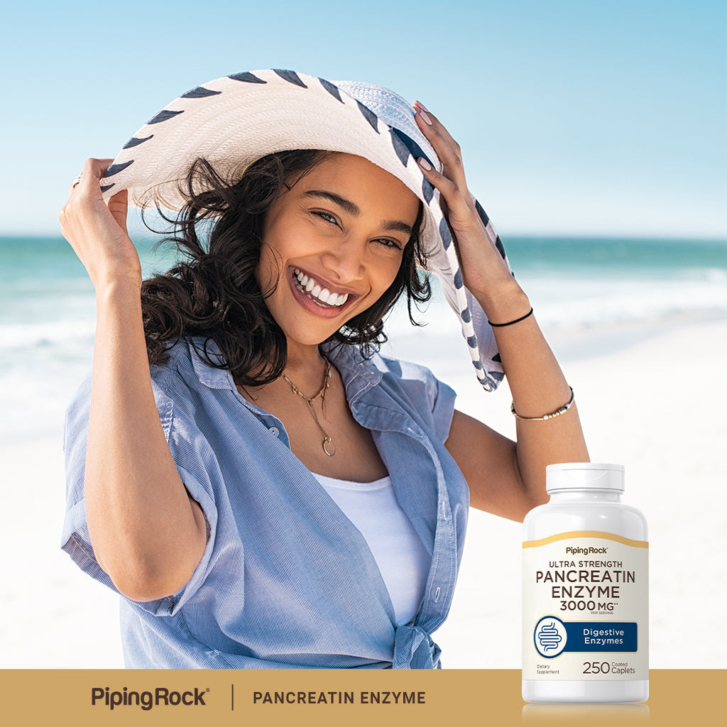Ultra Strength Pancreatin Enzyme, 3000 mg (per serving), 250 Coated Ca